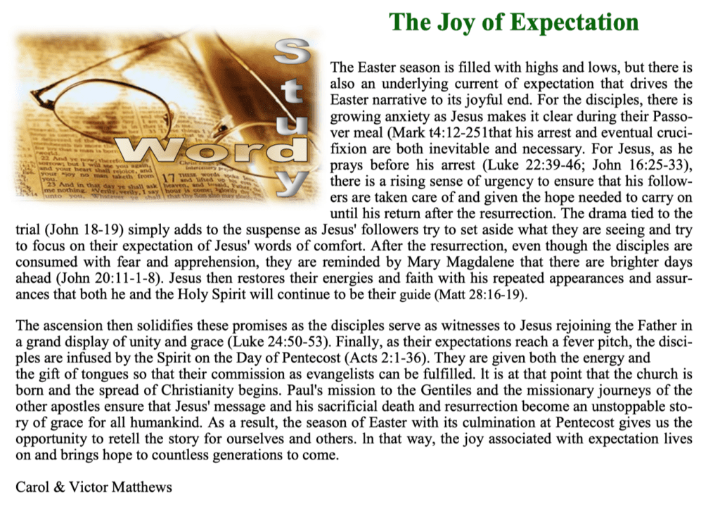 The Joy of Expectation | St. John's Episcopal Church, Springfield
